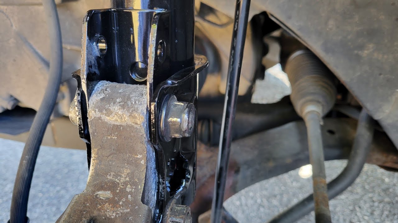 saturn ion strut assembly removal & install made simple - YouTube