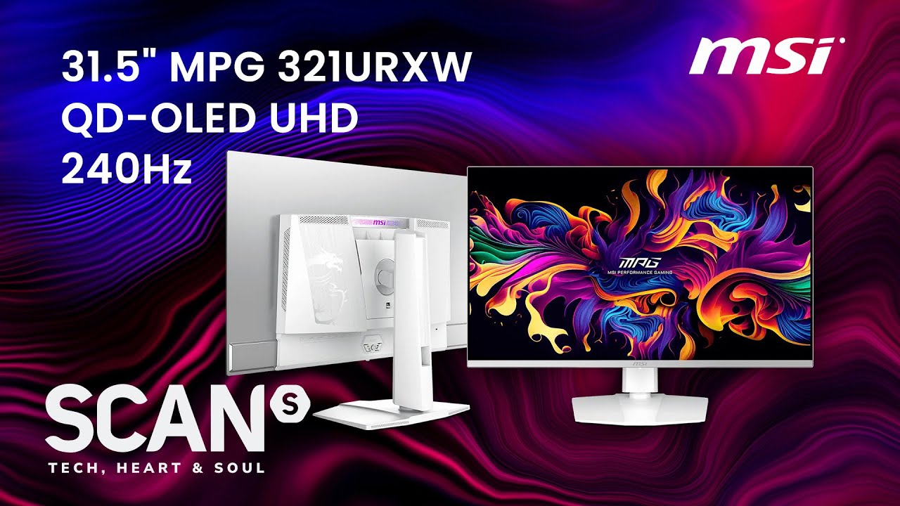 4K OLED Perfection | MSI MPG 321URXW QD-OLED Overview - YouTube