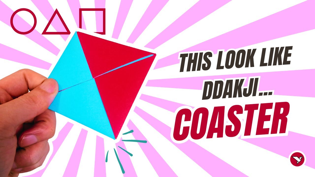 Coaster OR Ddakji? You Decide! - DIY Origami Papercraft Tutorial ...