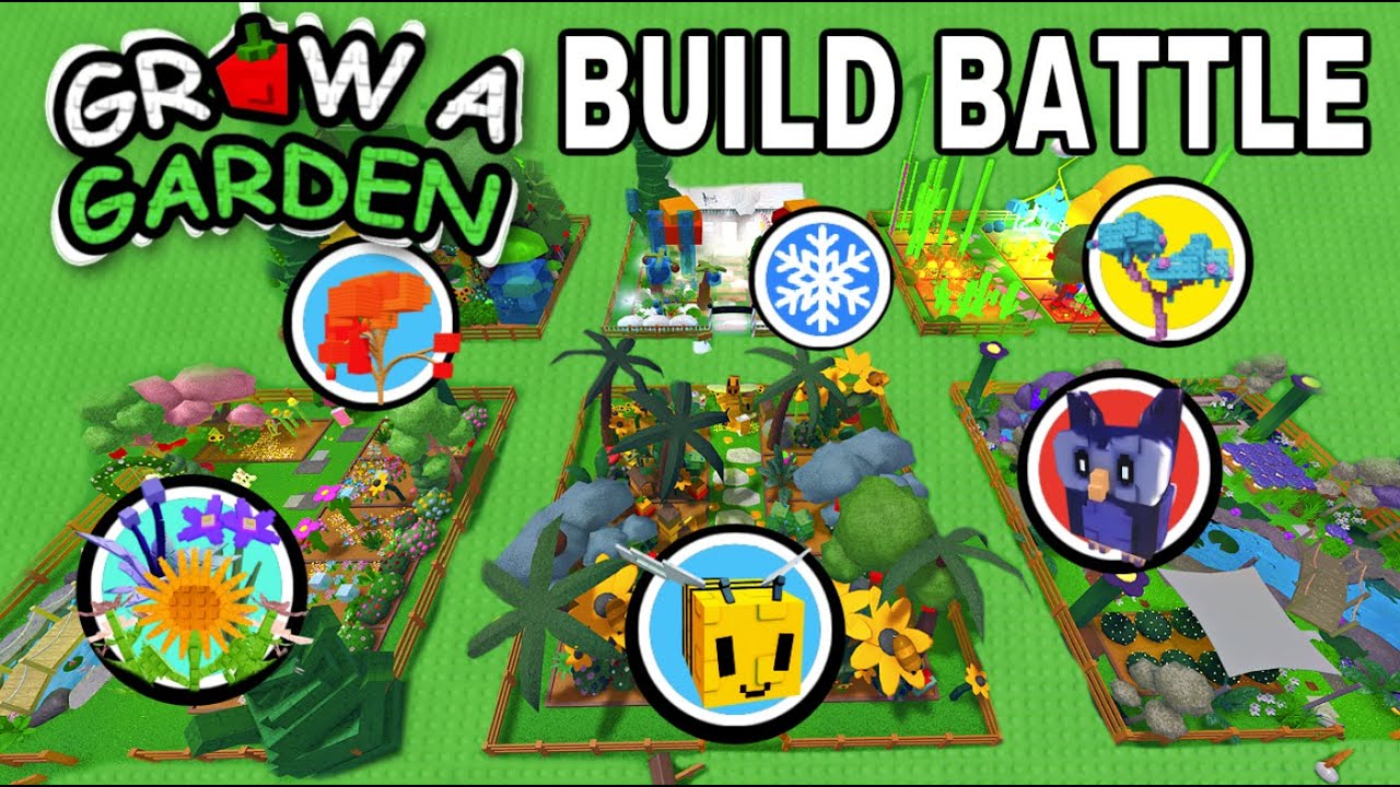 GROW A GARDEN BUILD BATTLE | Roblox - YouTube