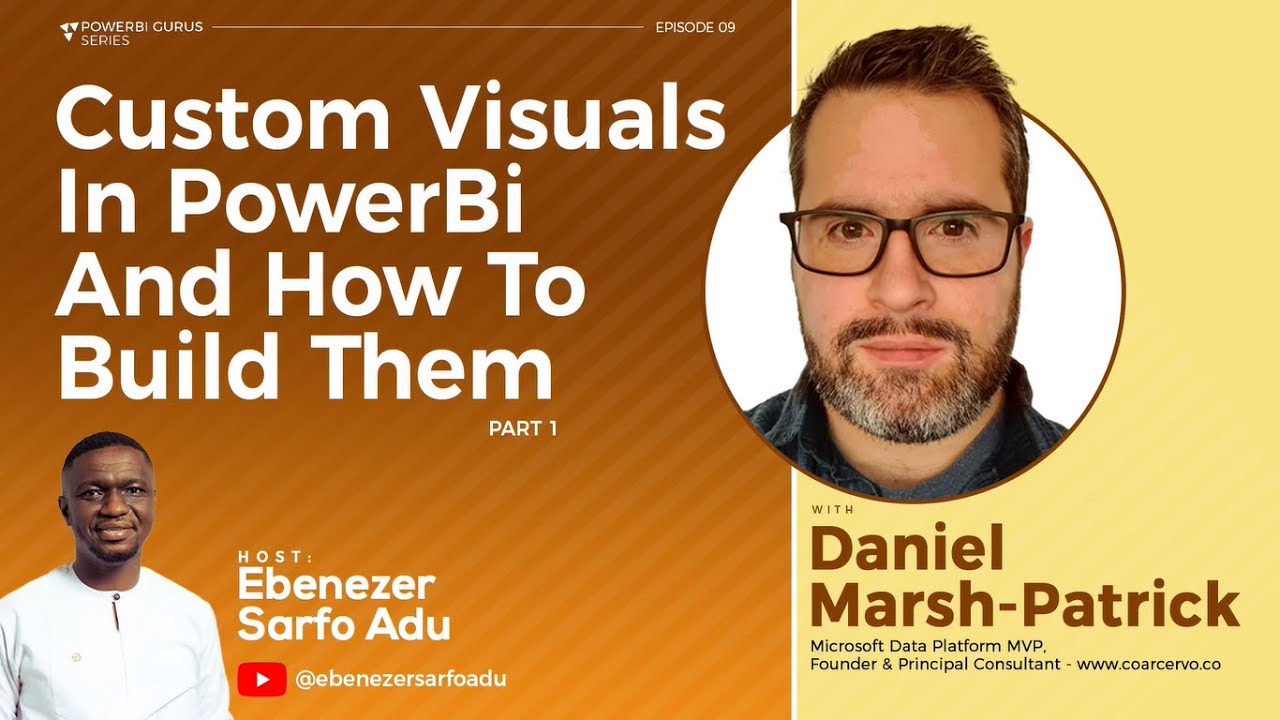 Power BI Guru Series E09 || Building Custom visuals in Power BI w/Daniel Marsh Patrick - Part 1 ...