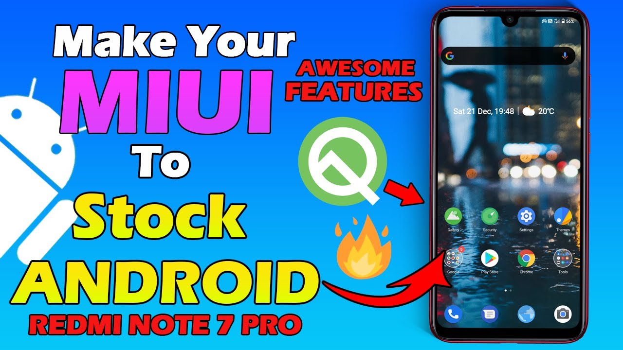 Make MIUI TO Stock Android | Miui Stock Android Theme | Best Stock ...