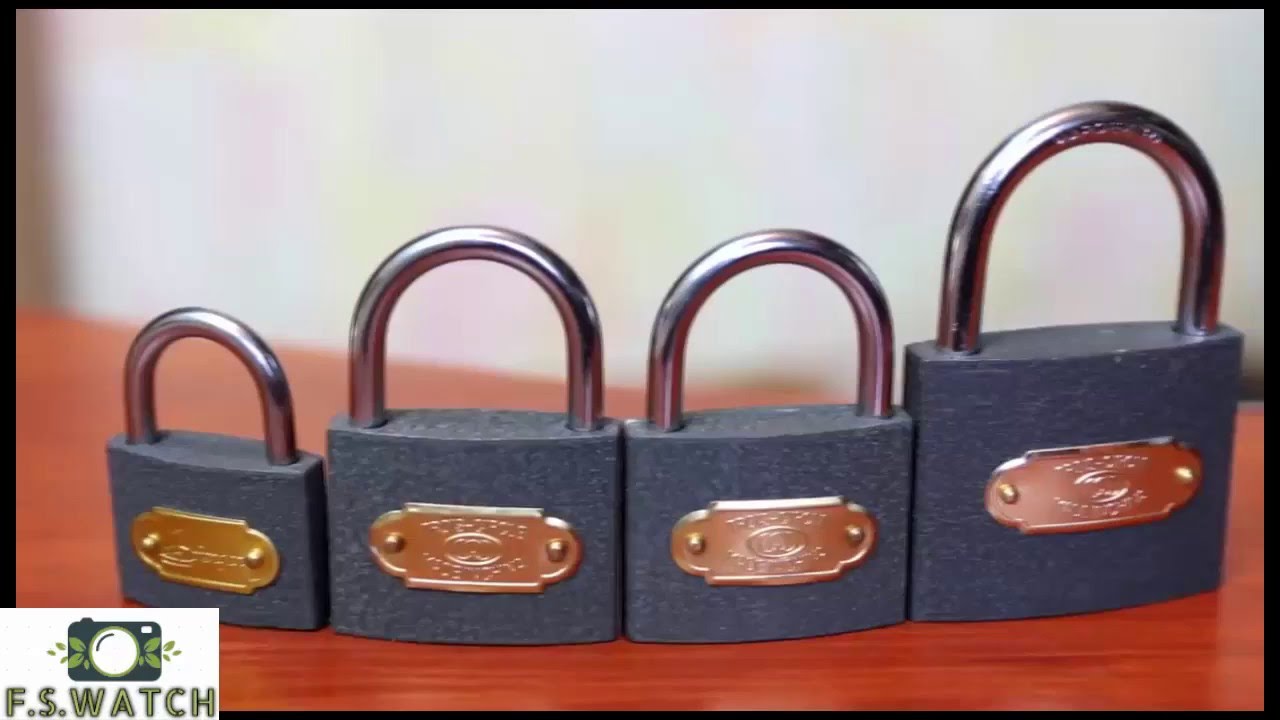 How to open a lock with a nut wrench 2016 - YouTube