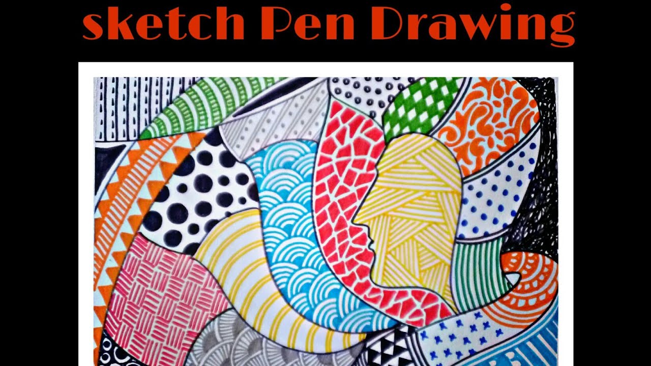 Sketch Pen Drawing - YouTube