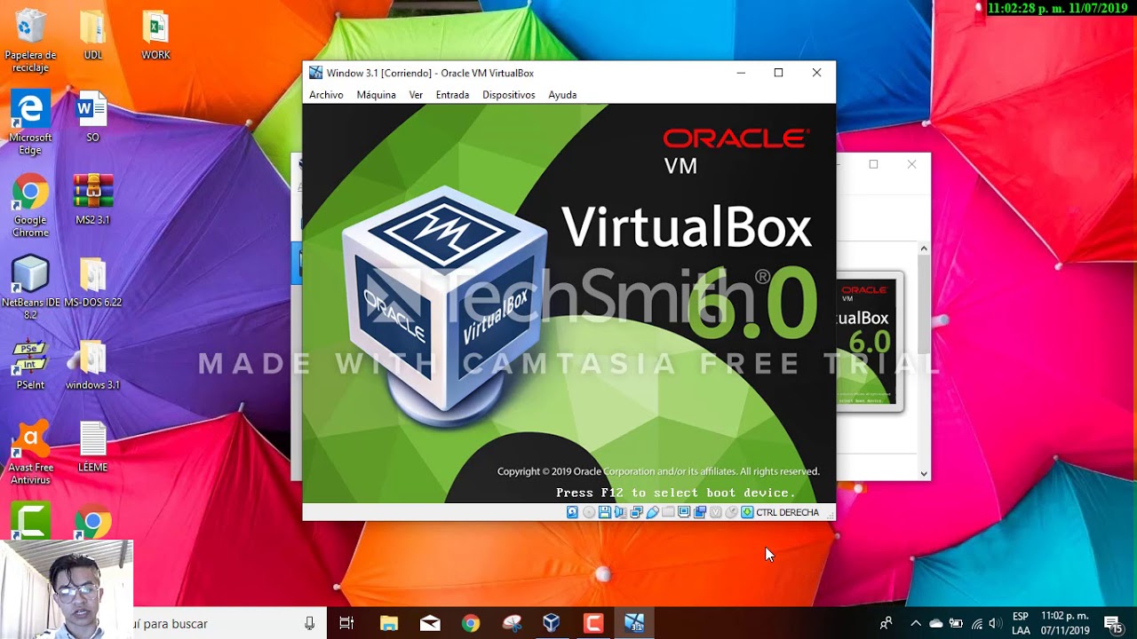 Como instalar Windows 3.1/Virtual Box - YouTube