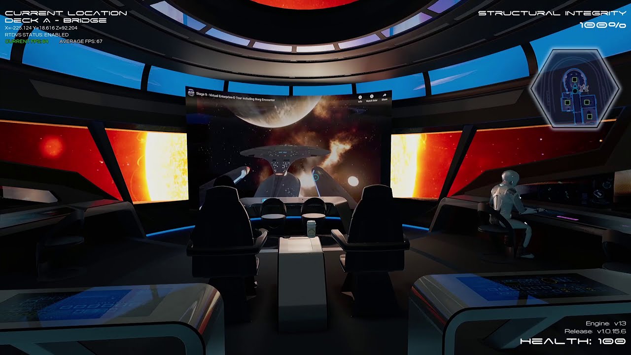 The Orville Interactive Fan Experience - Watching YouTube on the Bridge ...