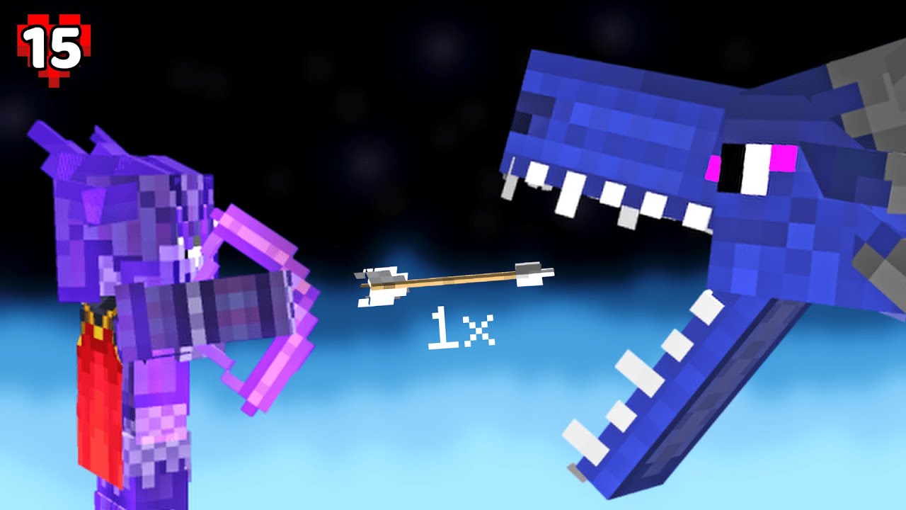 How To Kill A Stage 5 Dragon With 1 Arrow in Minecraft Hardcore - YouTube