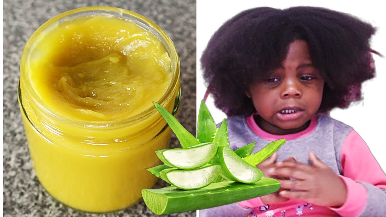 BEST ALOE VERA HAIR FOOD POMADE for fast Healthy Hair Growth - YouTube