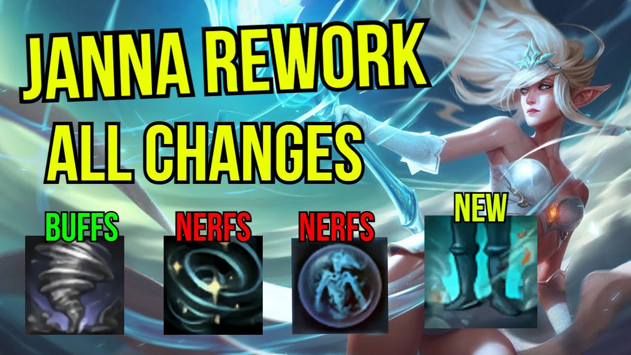 Janna Rework - All Changes | League of Legends - YouTube