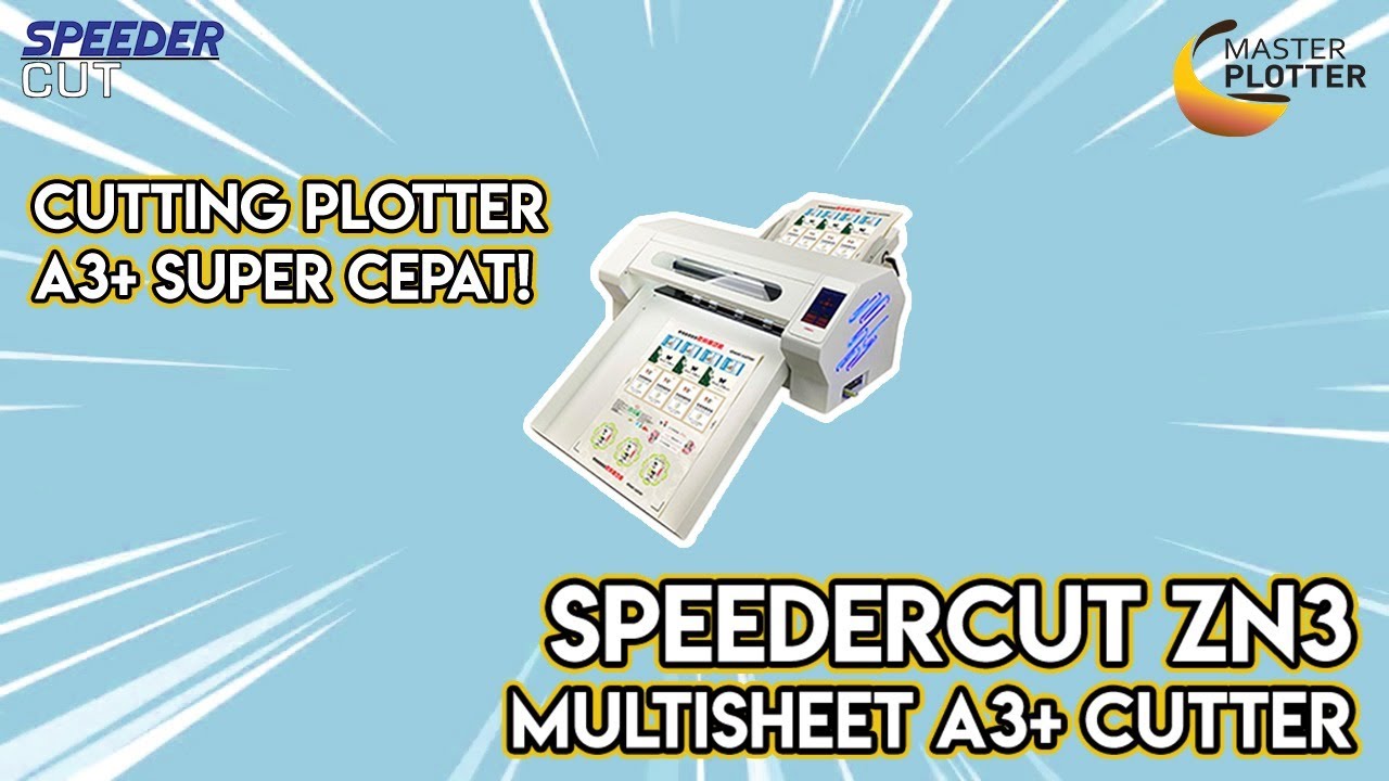 SpeederCut ZN3 - Multi Sheet Label Cutter | Edisi Kartu Nama - YouTube