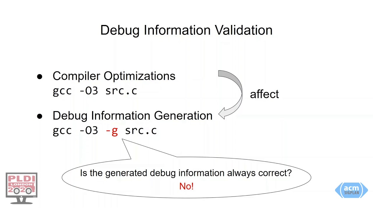 19 June 0700 Debug Information Validation for Optimized Code - YouTube