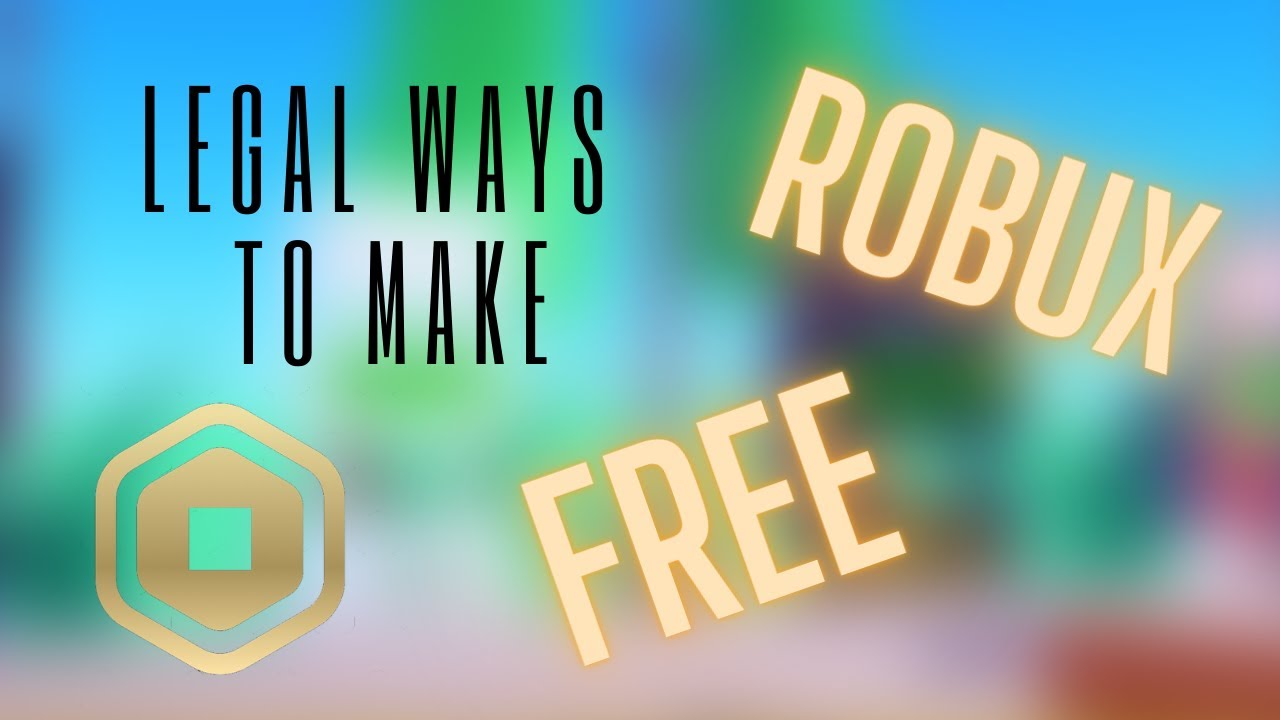 Legal & easy ways to make FREE ROBUX | Musical Person - YouTube