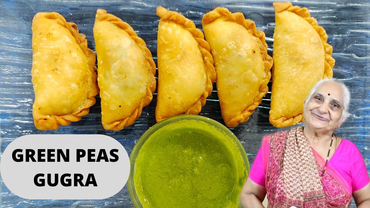 Famous Gujarati Green Peas Gugra / Vatana na Gugra recipe by Gujju Ben ...