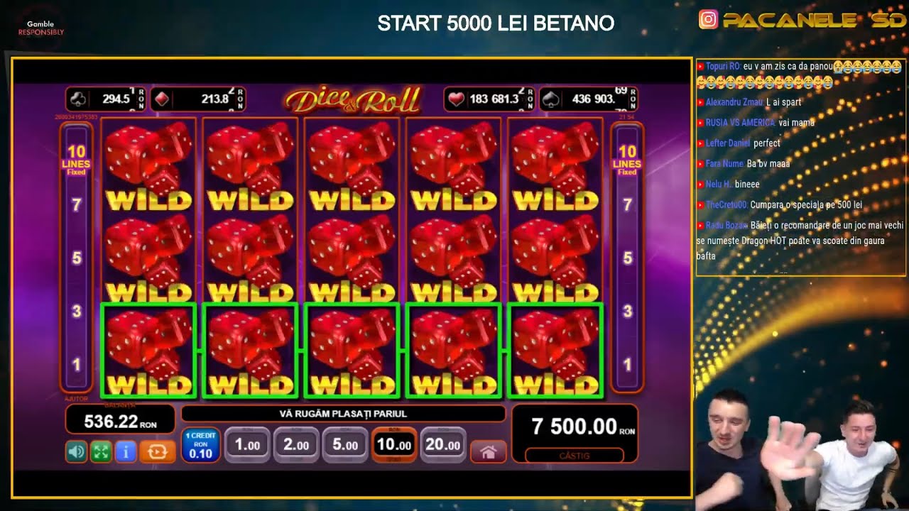 PANOU DE ZARURI!!! DICE WIN-BIG WIN Live🔴 Live Casino - Pacanele online ...