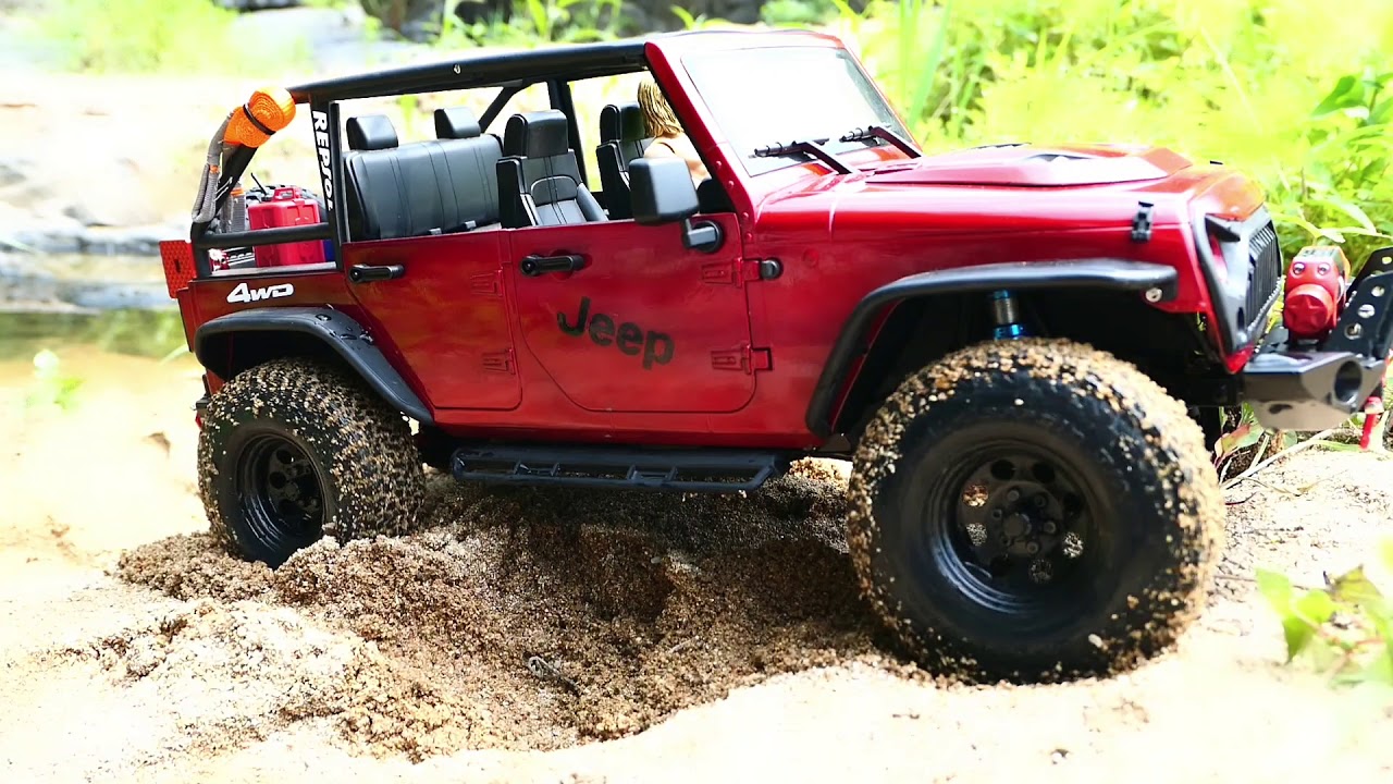 Rc car | axial scx10-ii kit | jeep jk rubicon rock climbing | RGB ...