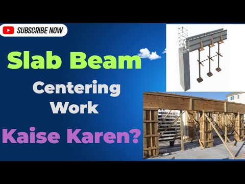 Slab centering work kaise karen! Beam shuttering #construction #civil # ...