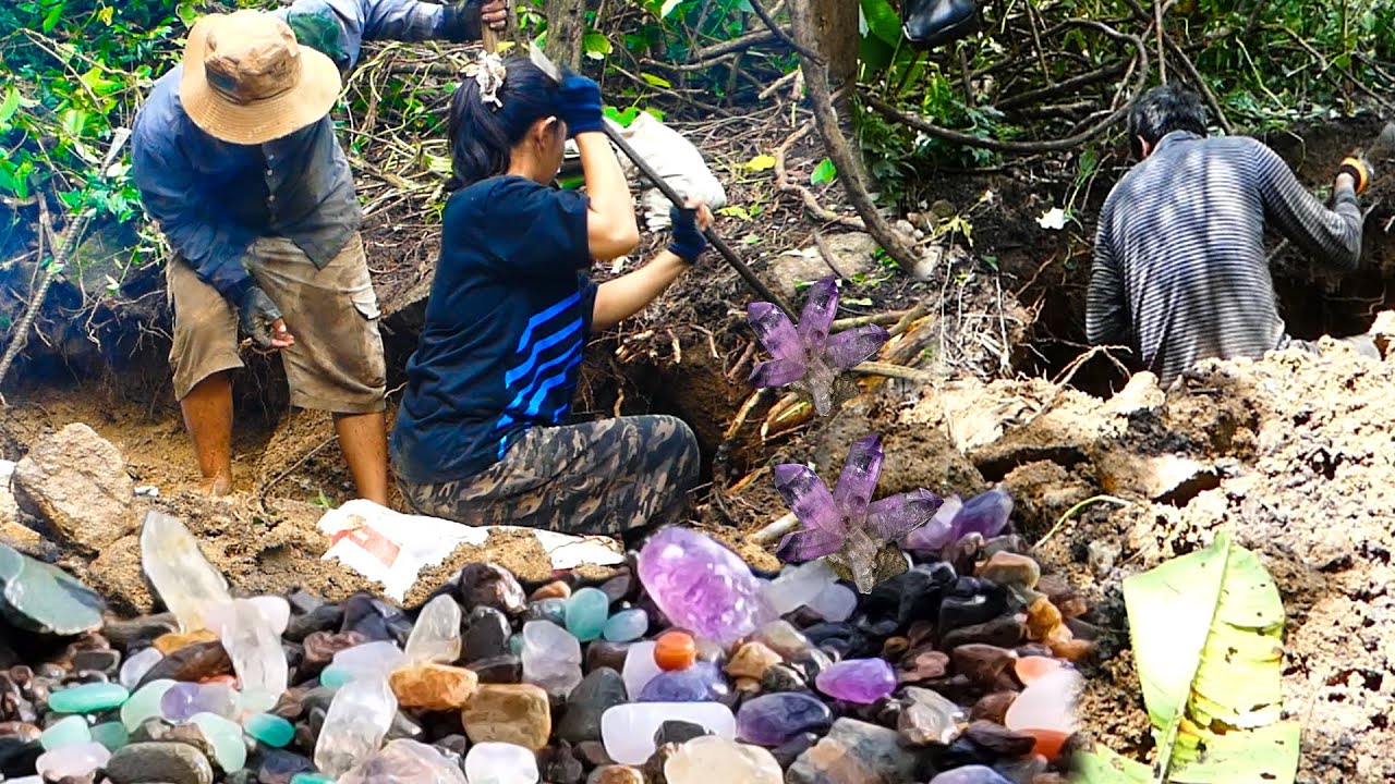 3 Person 3 Days | Adventure Finding Natural Gemstone Hidden Deep Under ...