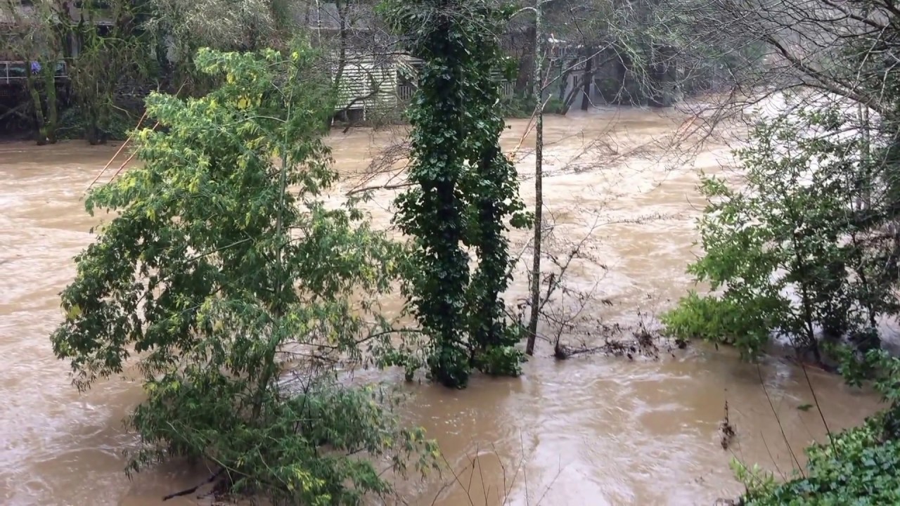 Paradise Park Flooding Santa Cruz CA - YouTube