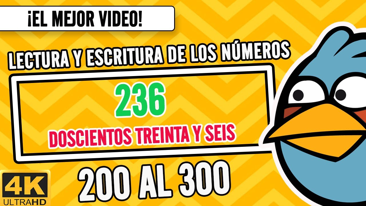 🚩🔶️Escritura De Los Números del 200 al 300 I Spanish Numbers from 200 ...