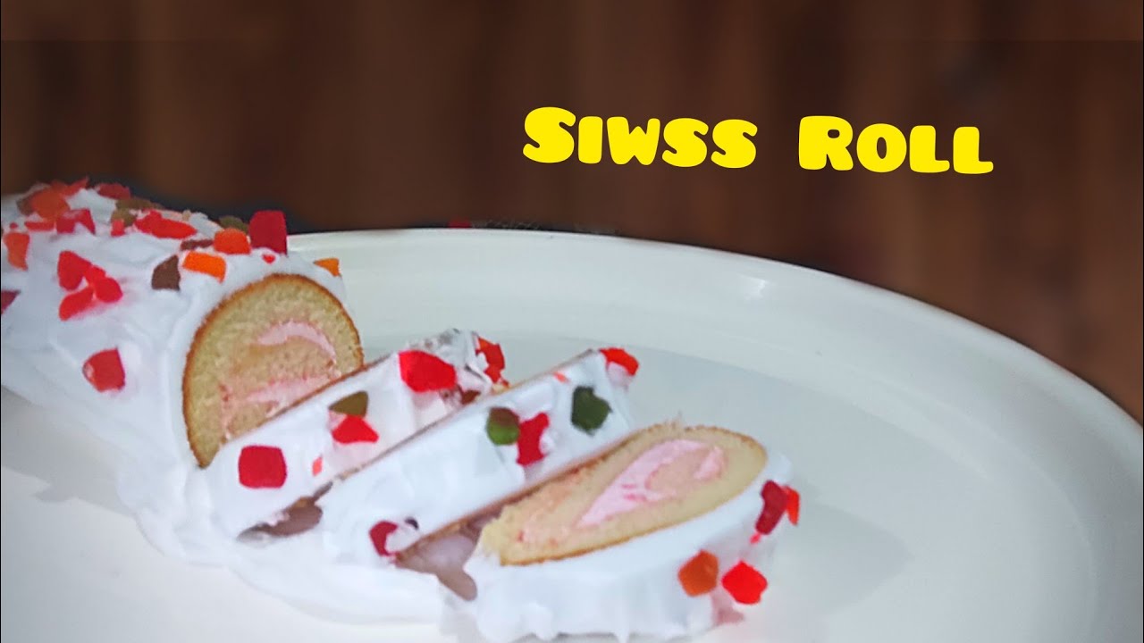 Recipe Of Swiss Roll | Bakery Style Swiss Roll |How To Make Swiss Roll ...