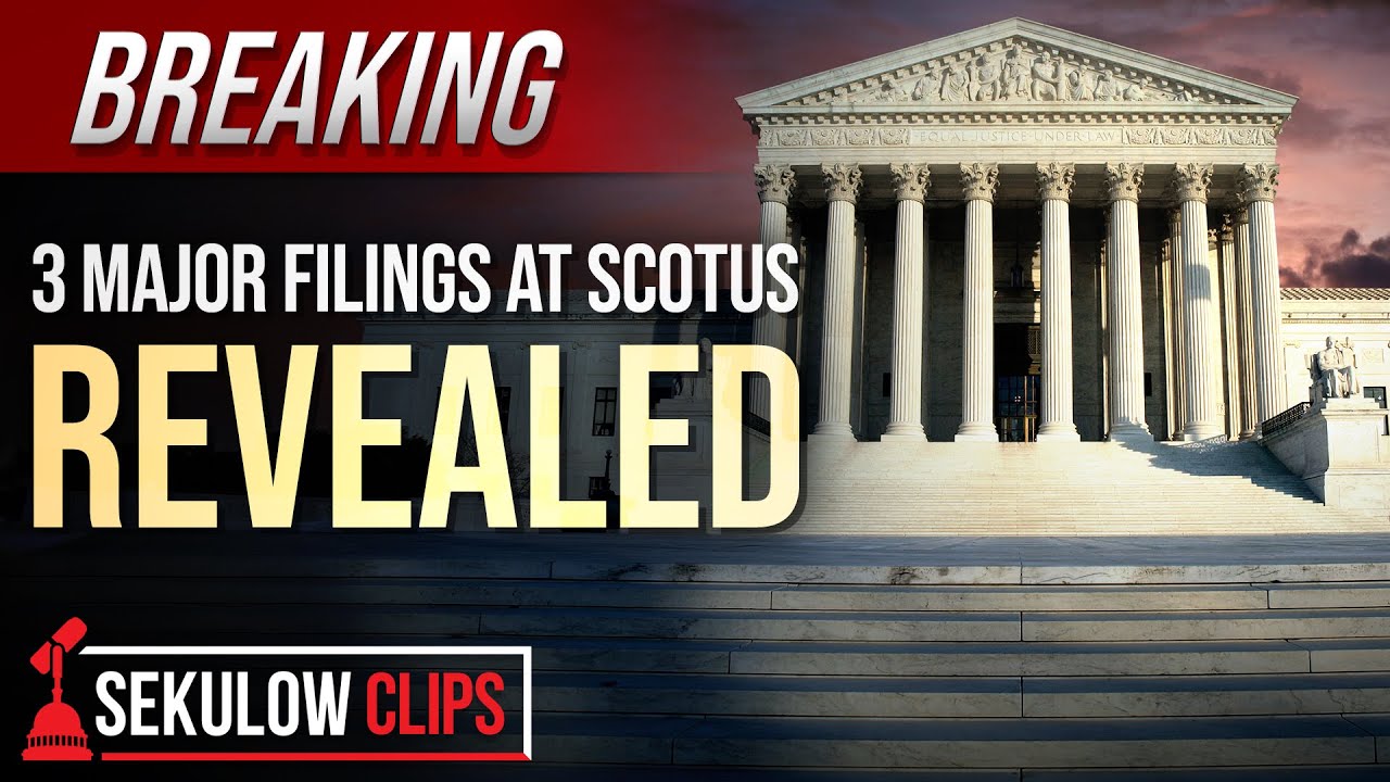 BREAKING: 3 Major Filings at SCOTUS REVEALED - YouTube