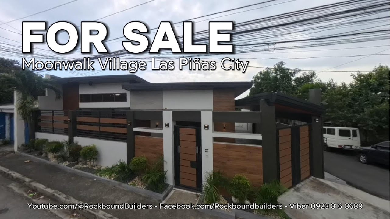 House and Lot For Sale @ Moonwalk Village Las Piñas City - YouTube