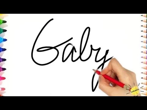 Gaby esse lettering vai pra você - YouTube