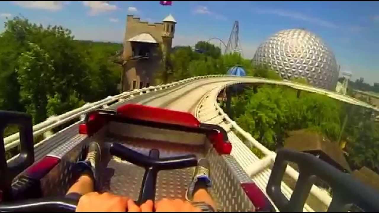 Europapark Schweizer Bobbahn Onride - YouTube
