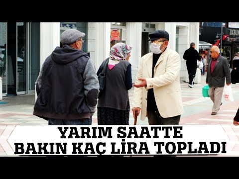 Dilenci Kılığına Giren Zabıta Yarım Saatte Bakın Kaç Lira Topladı
