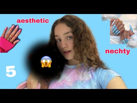 Aesthetic Nechty| 5 Dizajnov, ktoré si môžete urobiť aj doma - YouTube