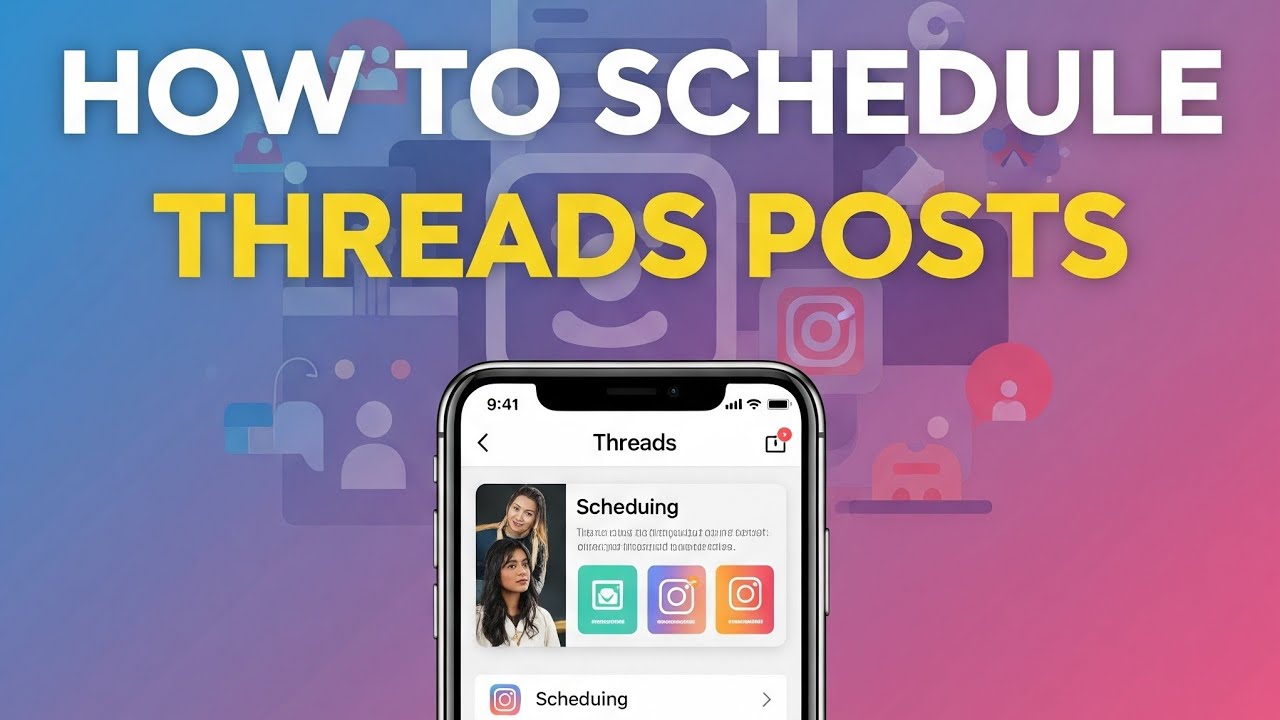 How to schedule Threads posts - YouTube