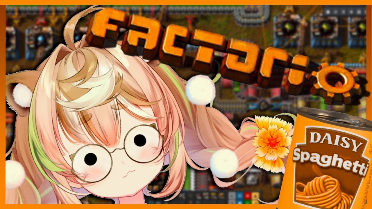 【Factorio】SPAGHETTI FACTORY! HO! 🍝 【Daisy Dandelion | #idolEN3】 - YouTube