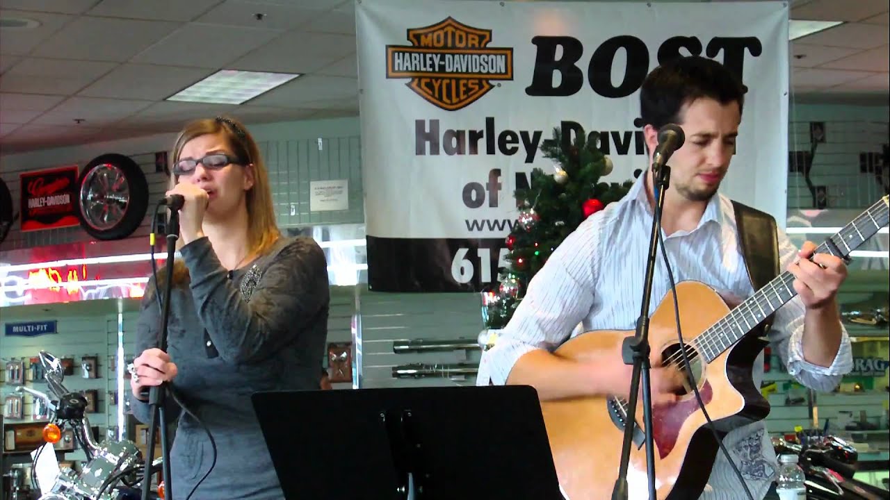 Brittany Blaire and Jim Huish singing "This Time" at the NashvilleEar ...