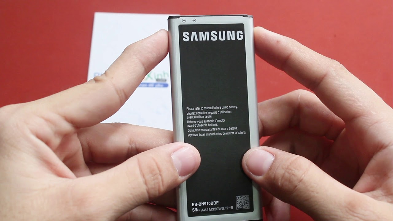 Pin Samsung Note 4 Mã SM-N910 Chính Hãng Samsung - YouTube