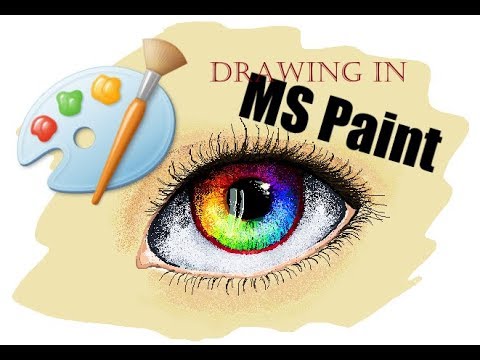 Eye in MS Paint Speedpaint - YouTube