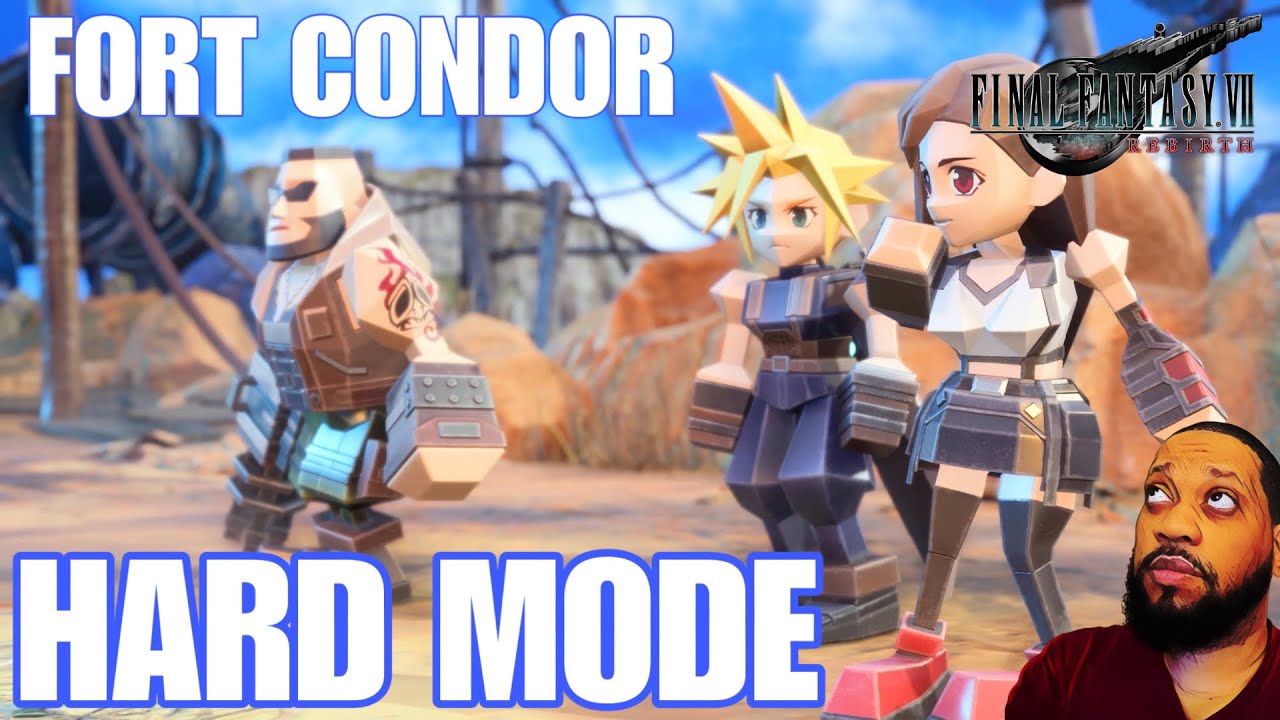 FINAL FANTASY VII REBIRTH FORT CONDOR MINIGAME (Hard Mode) - YouTube