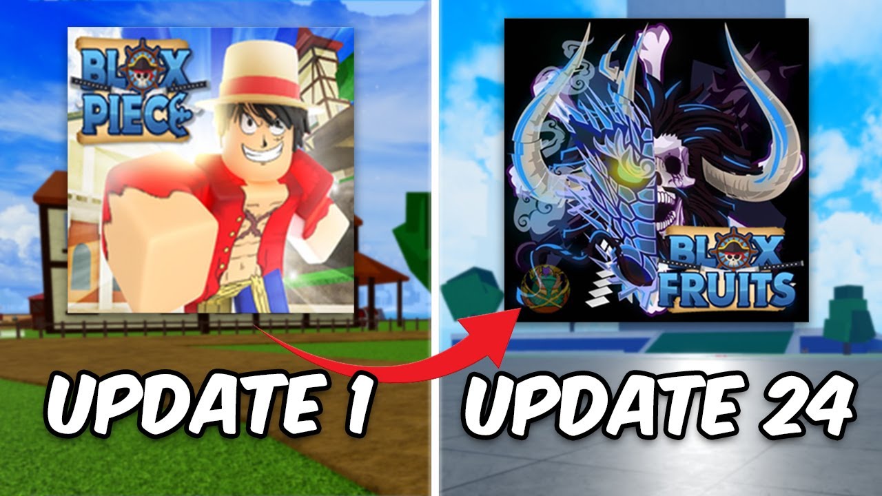 Update 1 - Update 24 In Blox Fruits - (Roblox) - YouTube
