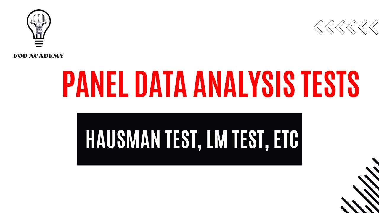 Tests in Panel Data Analysis Using STATA | LM Test, Pasaran CD Test ...