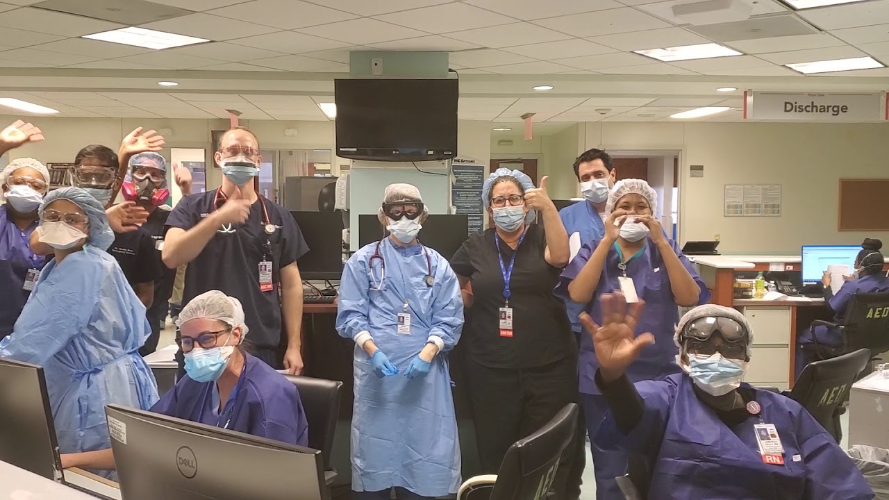 The Jacobi ED staff, on the front lines of the COVID pandemic, thanks ...