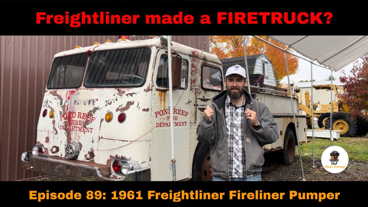 Freightliner made a FIRETRUCK? History, walk-around, and loading up of ...
