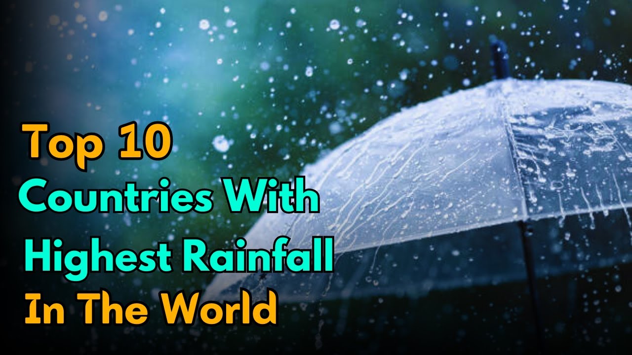 Top 10 Countries With Highest Rainfall In The World | Countries with ...
