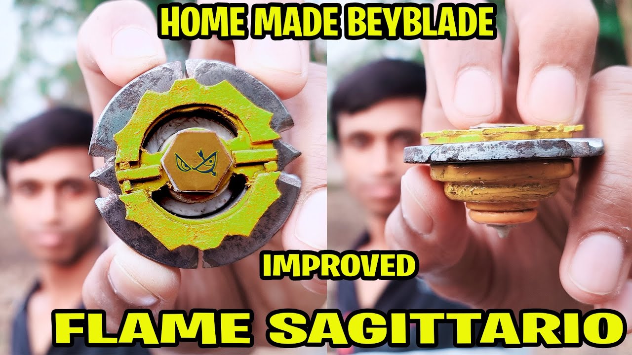 Sagittario Beyblade Making | how to make Beyblade | Homemade Beyblade ...