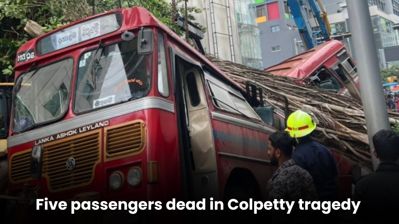 Five passengers dead in Colpetty tragedy - YouTube