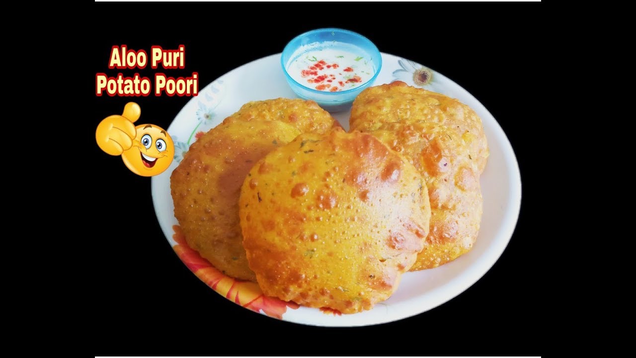 How To Make Aloo Puri /Potato Poori Recipe/Easy And Tasty Breakfast ...