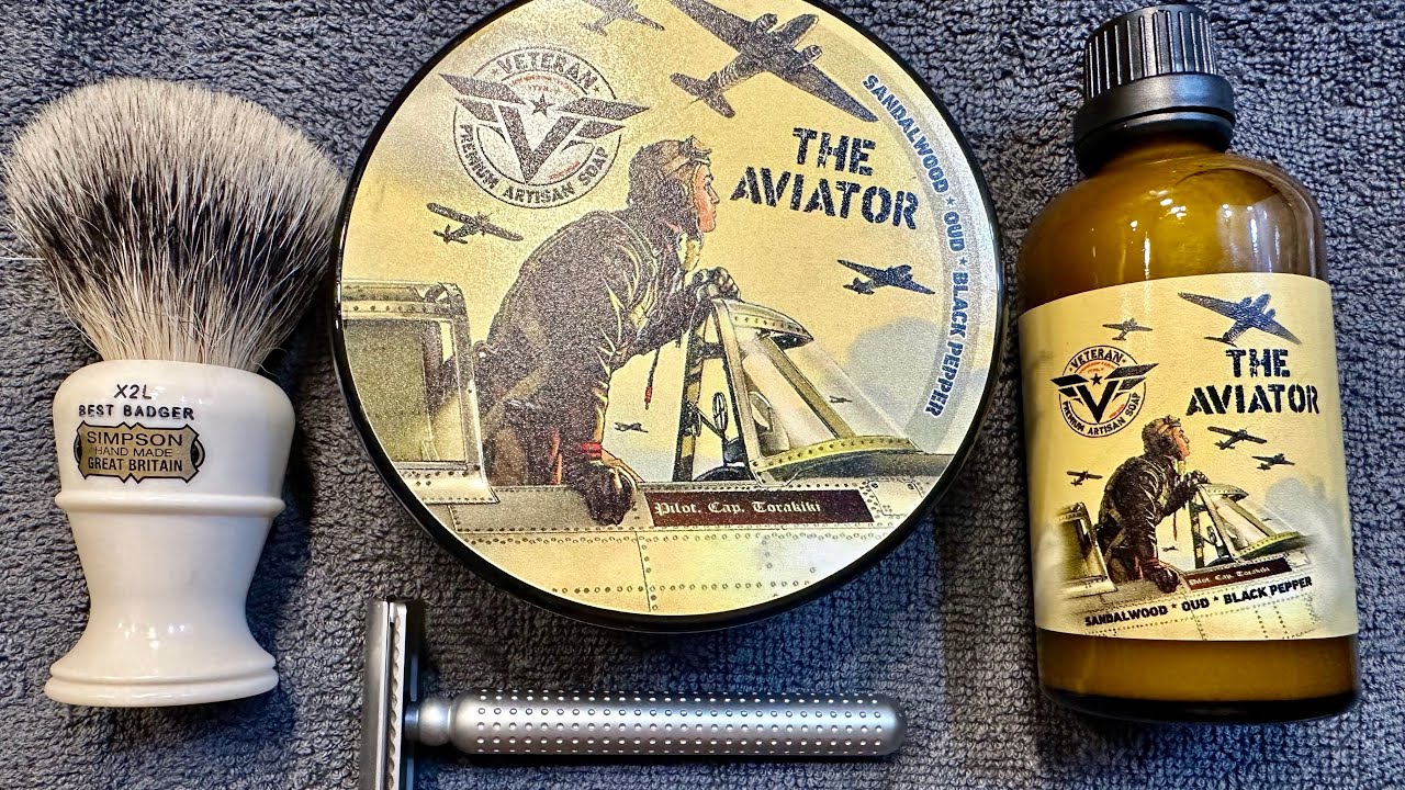 The Aviator by Veteran Soap - Rasatura Tradizionale - YouTube