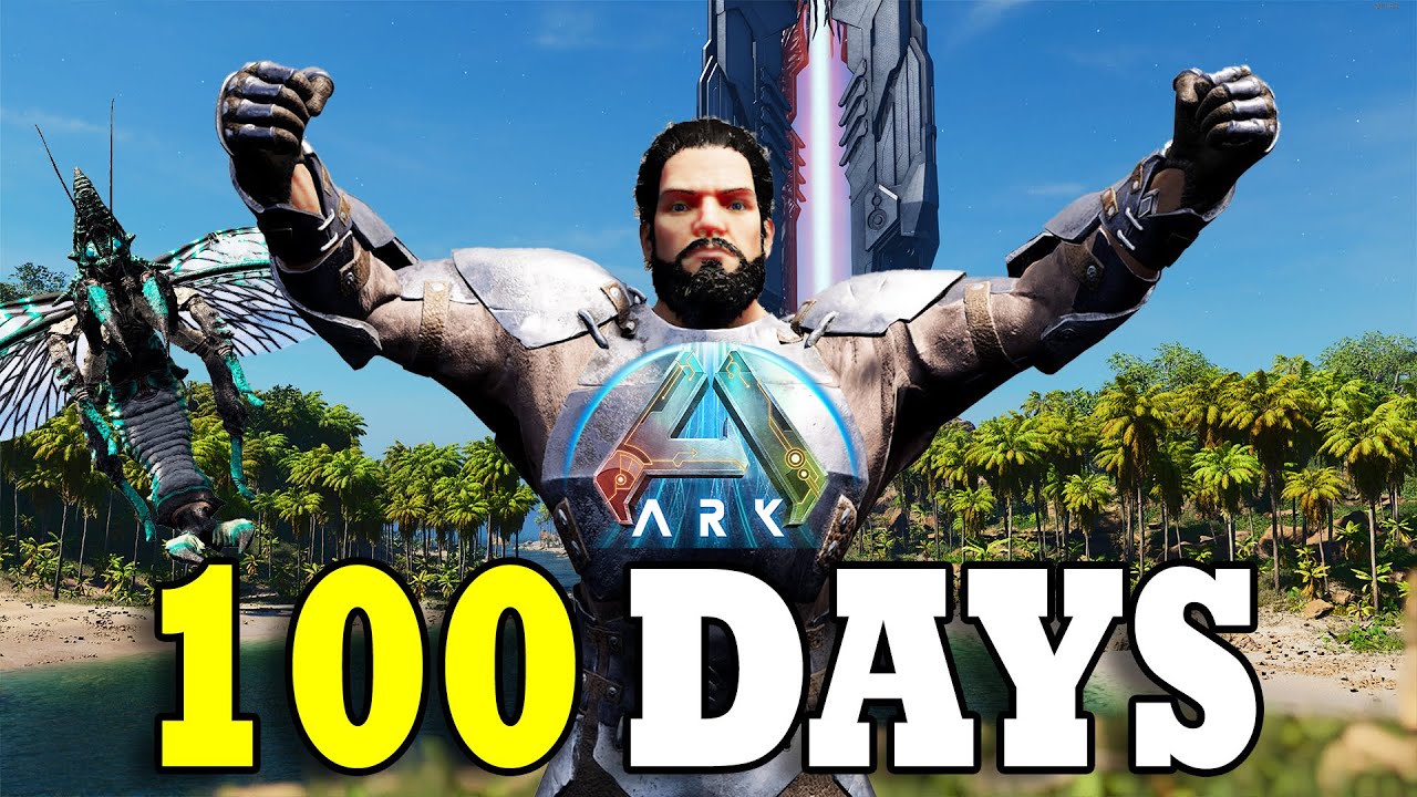 I Played 100 days of Ark Survival Ascended [slightly moded] - YouTube