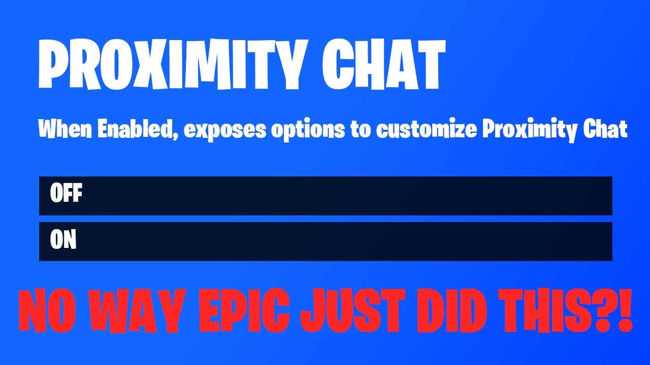 Proximity Chat In Fortnite?! - YouTube