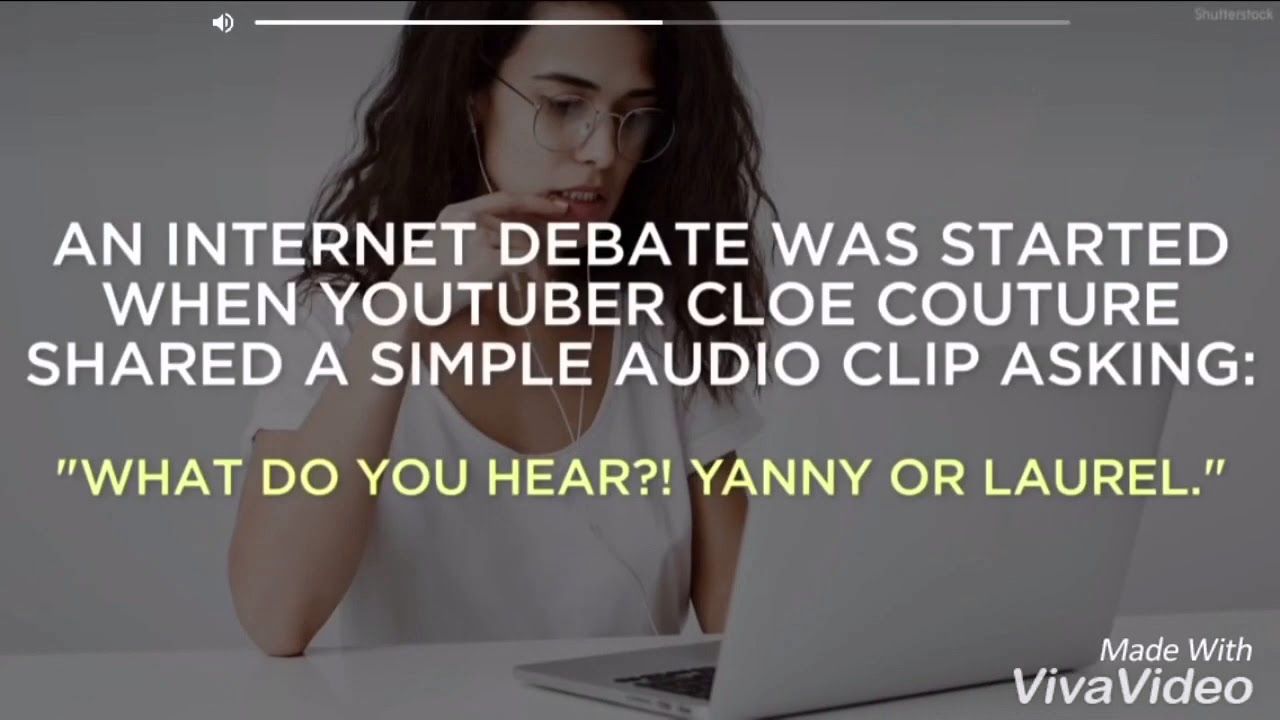 “Yanny or Laurel” what do you hear? - YouTube