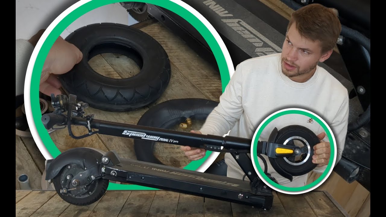 Speedway Mini 4 Pro Scooter Tire and Inner Tube Replacement - 200x50 ...