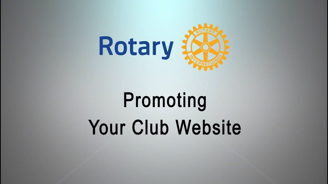 Promote Your Club Website - YouTube